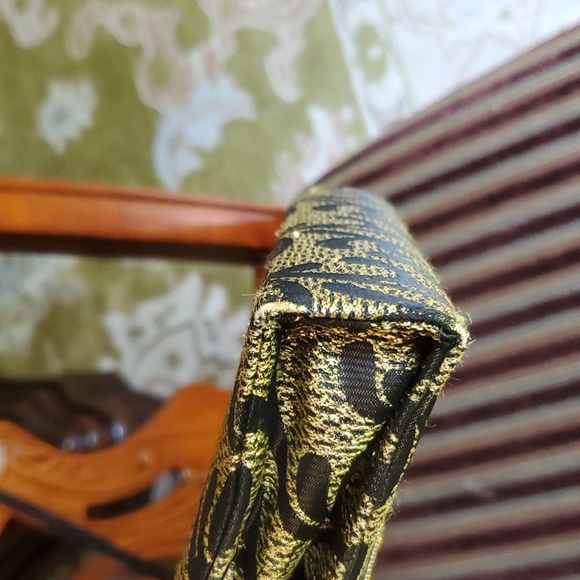 Genie | Bags | Vintage Genie Black And Gold Beaded Sequined Zipper ...